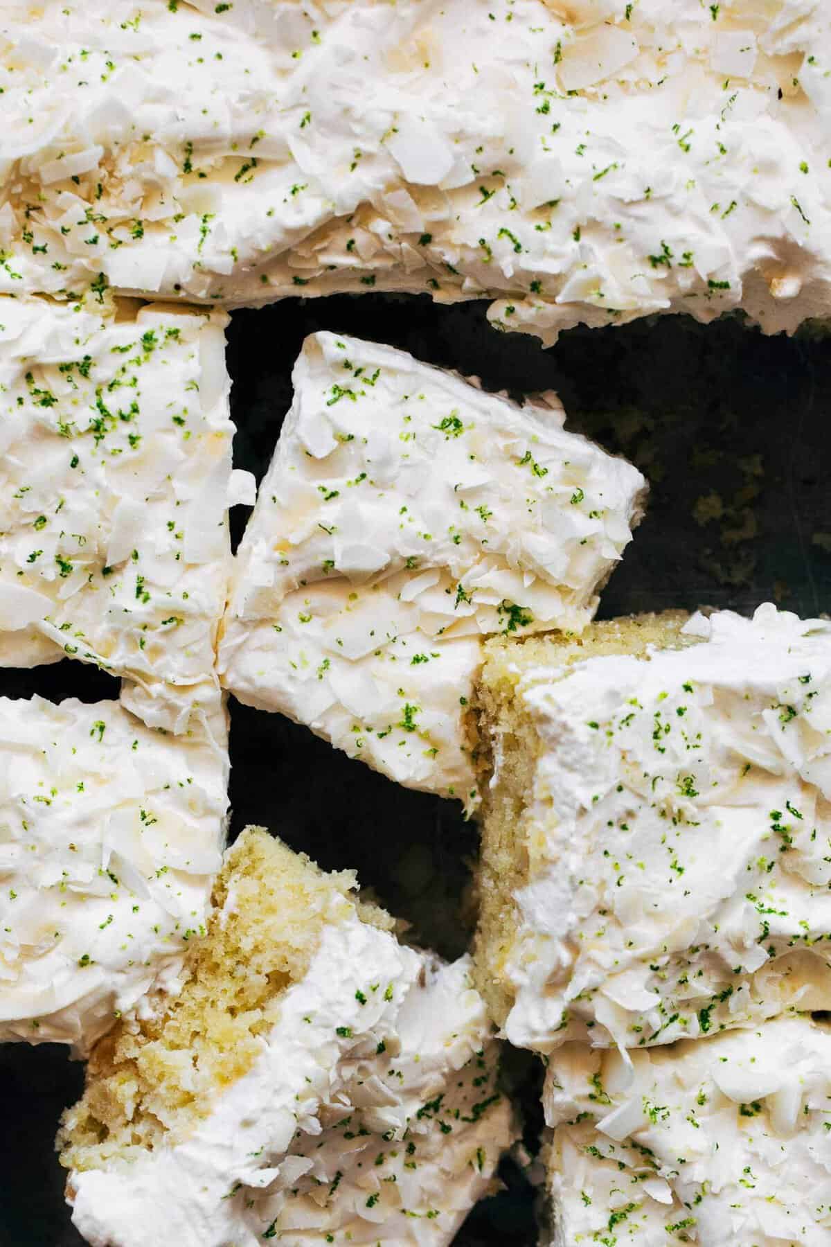 Coconut Soaked Lime Cake - Butternut Bakery