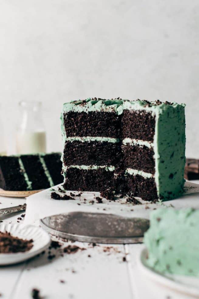 Moist Mint Chocolate Chip Cake | Butternut Bakery