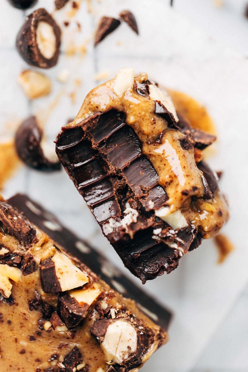 Dark Chocolate Almond Butter Vegan Fudge - Butternut Bakery