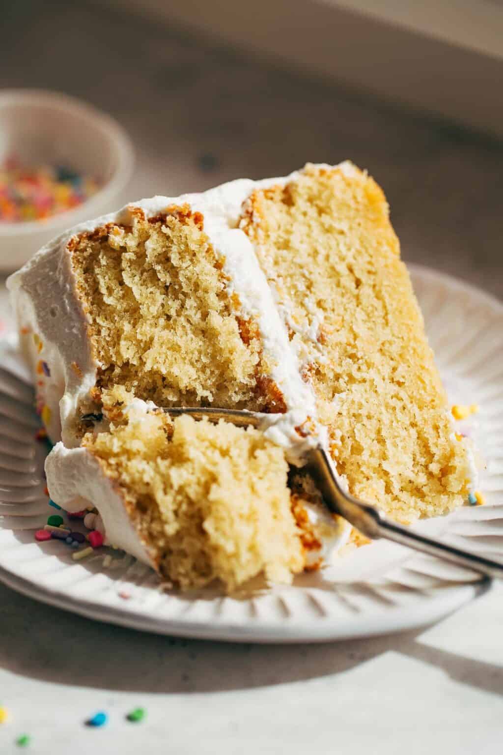 SUPER MOIST Gluten Free Vanilla Cake | Butternut Bakery