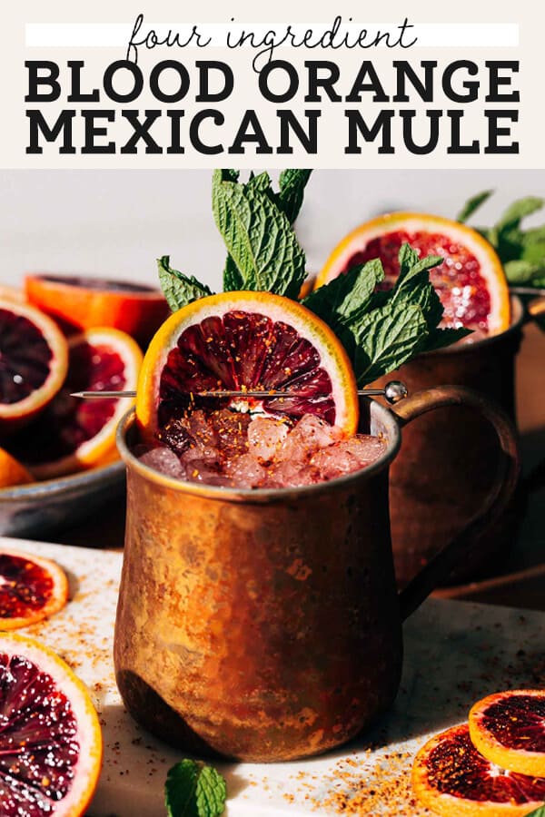 Blood Orange Mexican Mule - Butternut Bakery