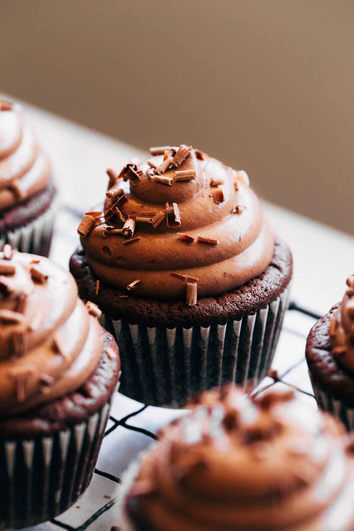 Chocolate Mousse Cupcakes - Butternut Bakery