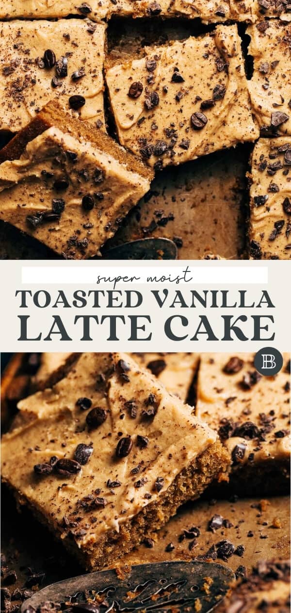 Toasted Vanilla Bean Latte Cake - Butternut Bakery