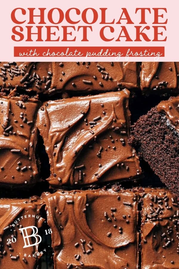 Chocolate Sheet Cake - Butternut Bakery