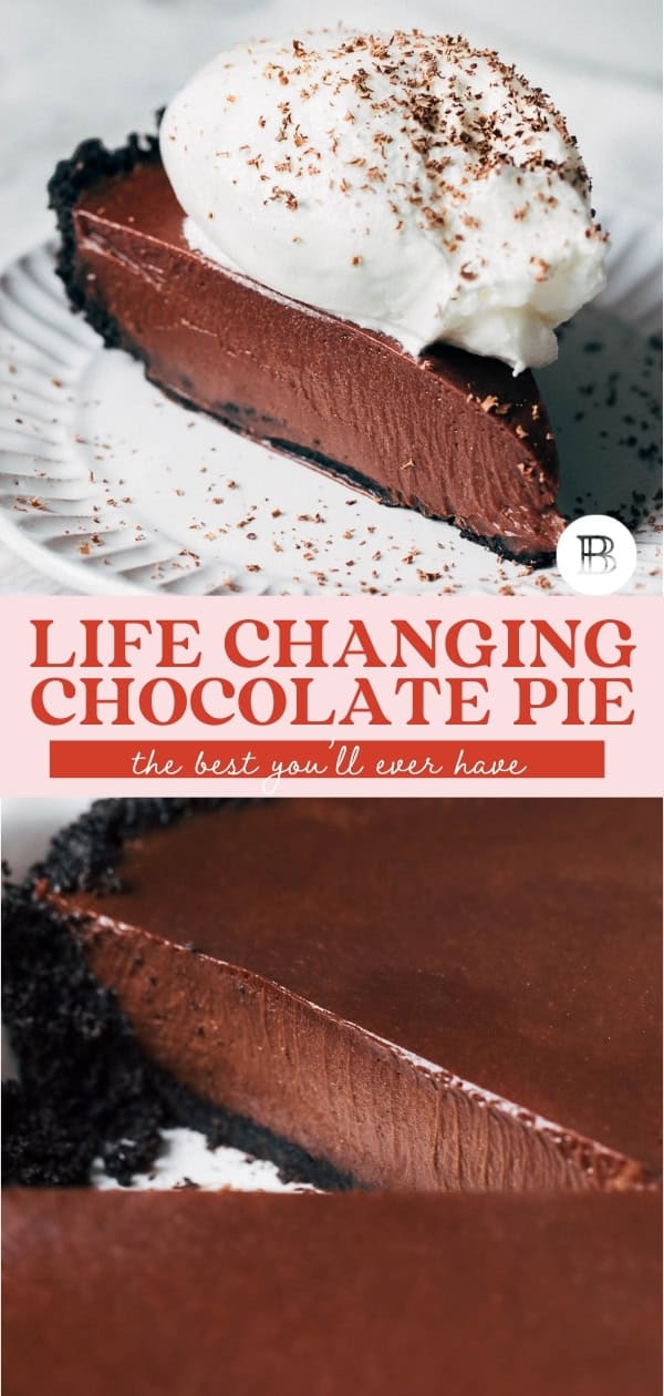 Life Changing Chocolate Pie - Butternut Bakery